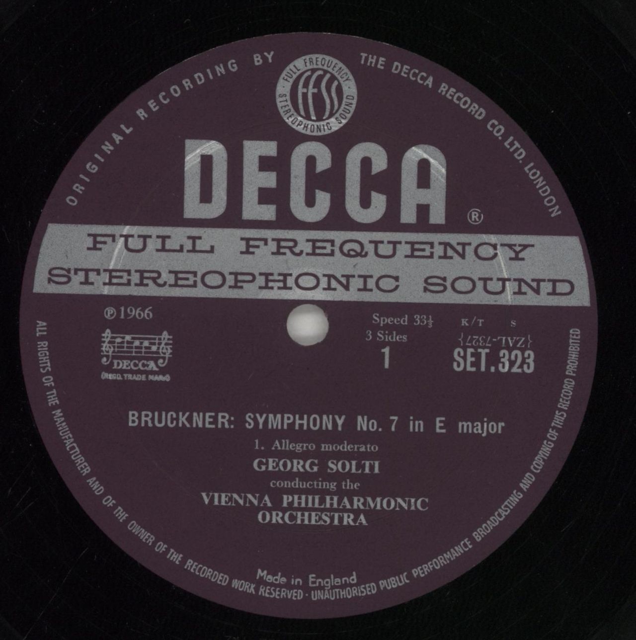 Anton Bruckner Symphony No. 7 in E Major / Siegfried Idyll UK 2-LP vin — RareVinyl.com