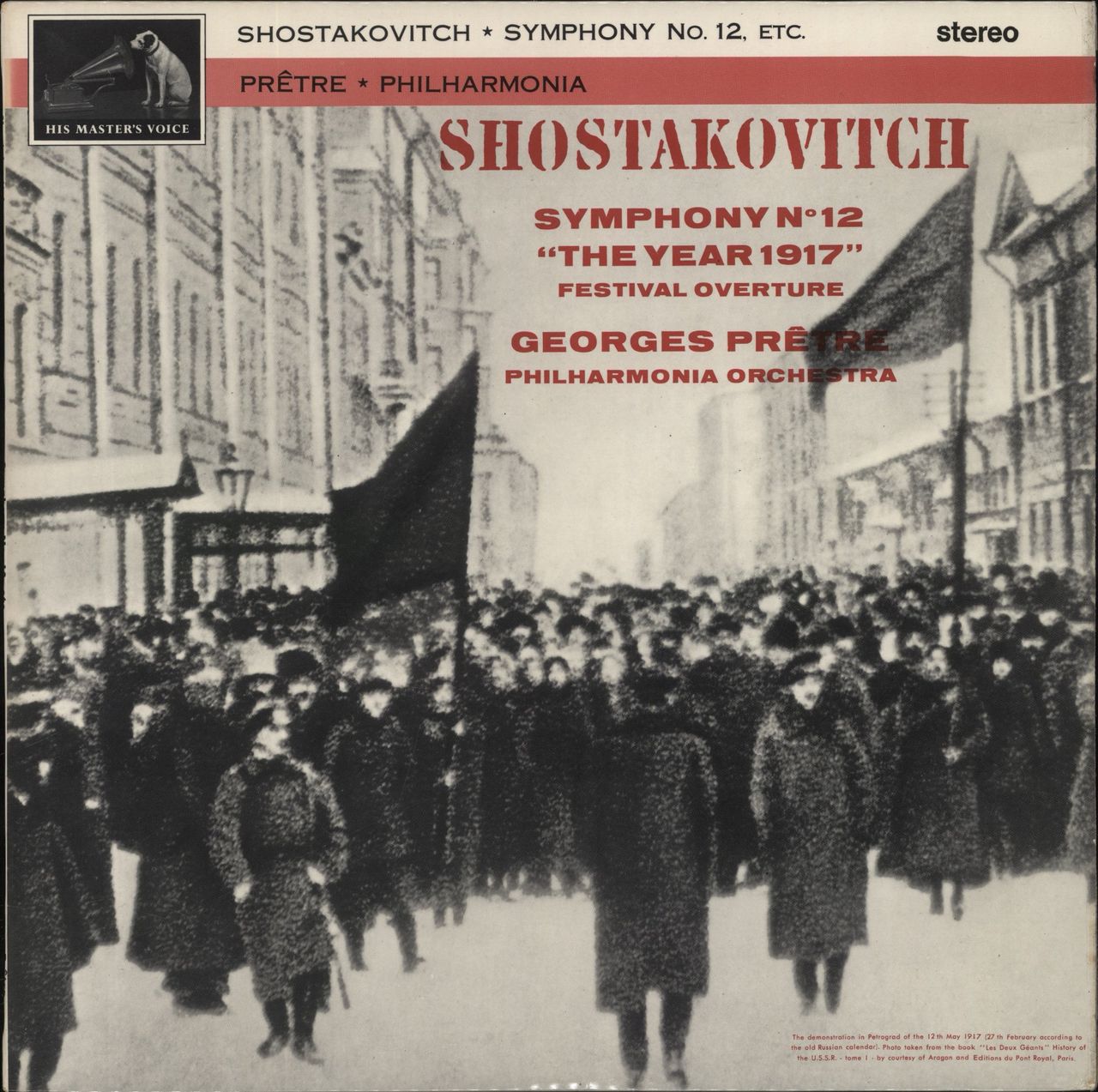 Dmitri Shostakovich Symphony No. 12 'The Year 1917' & Festival Overtur — RareVinyl.com