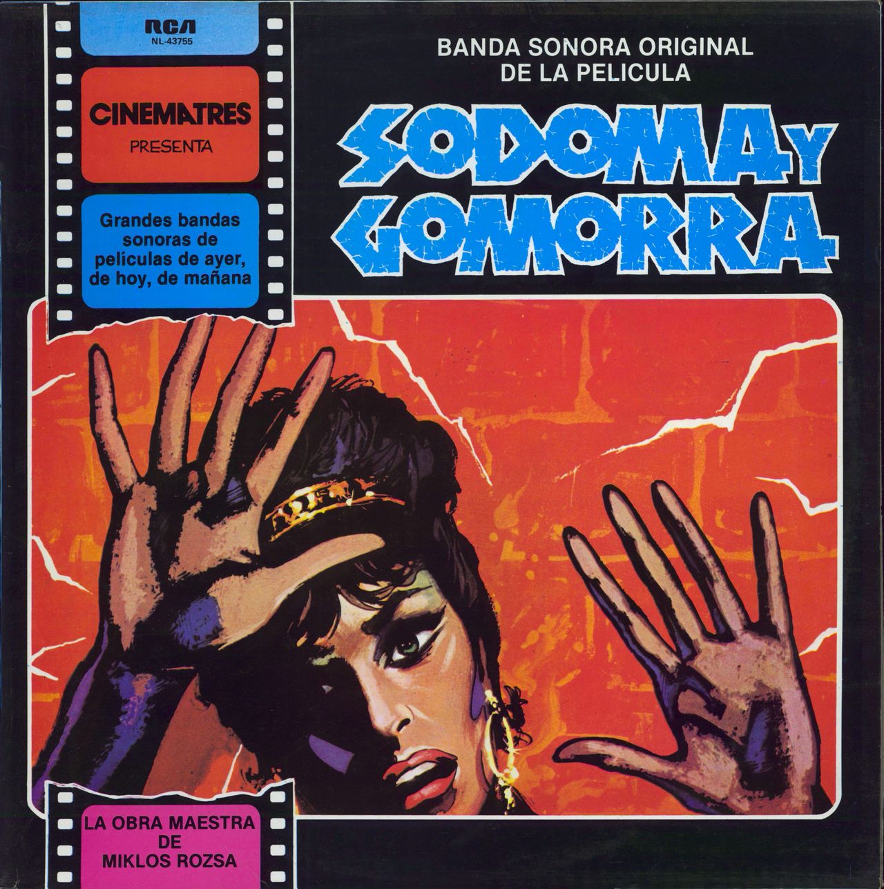 Original Soundtrack Sodoma Y Gomorra Spanish Vinyl LP — RareVinyl.com