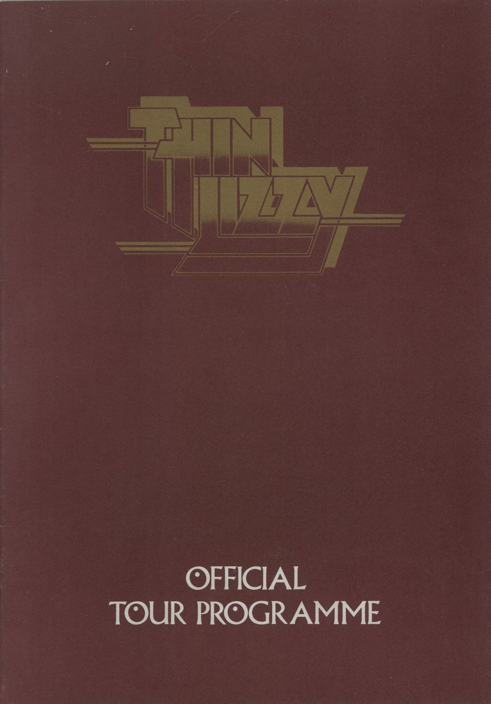 Thin Lizzy Official Tour Programme UK Tour programme — RareVinyl.com
