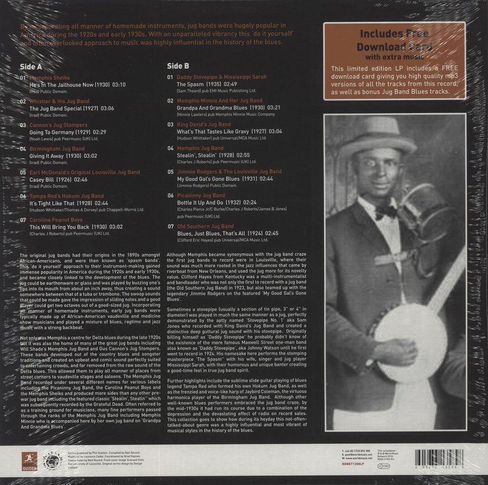 Various Artists The Rough Guide To Jug Band Blues (Reborn And Remaster ...