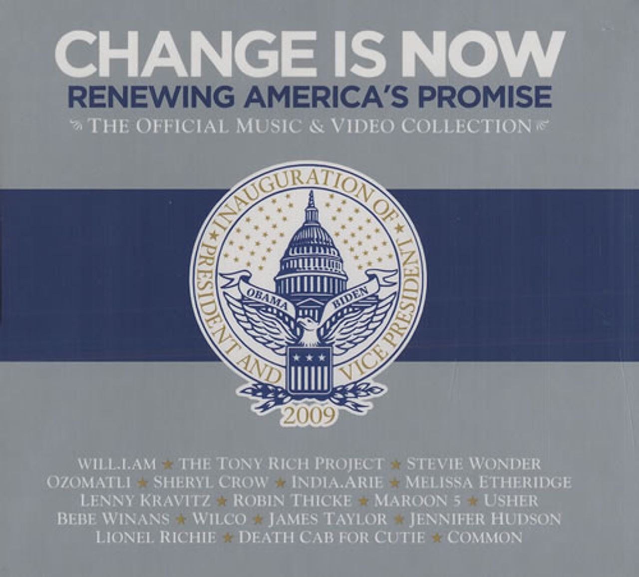 Various Artists Change Is Now: Renewing America's Promise US 2-disc CD — RareVinyl.com